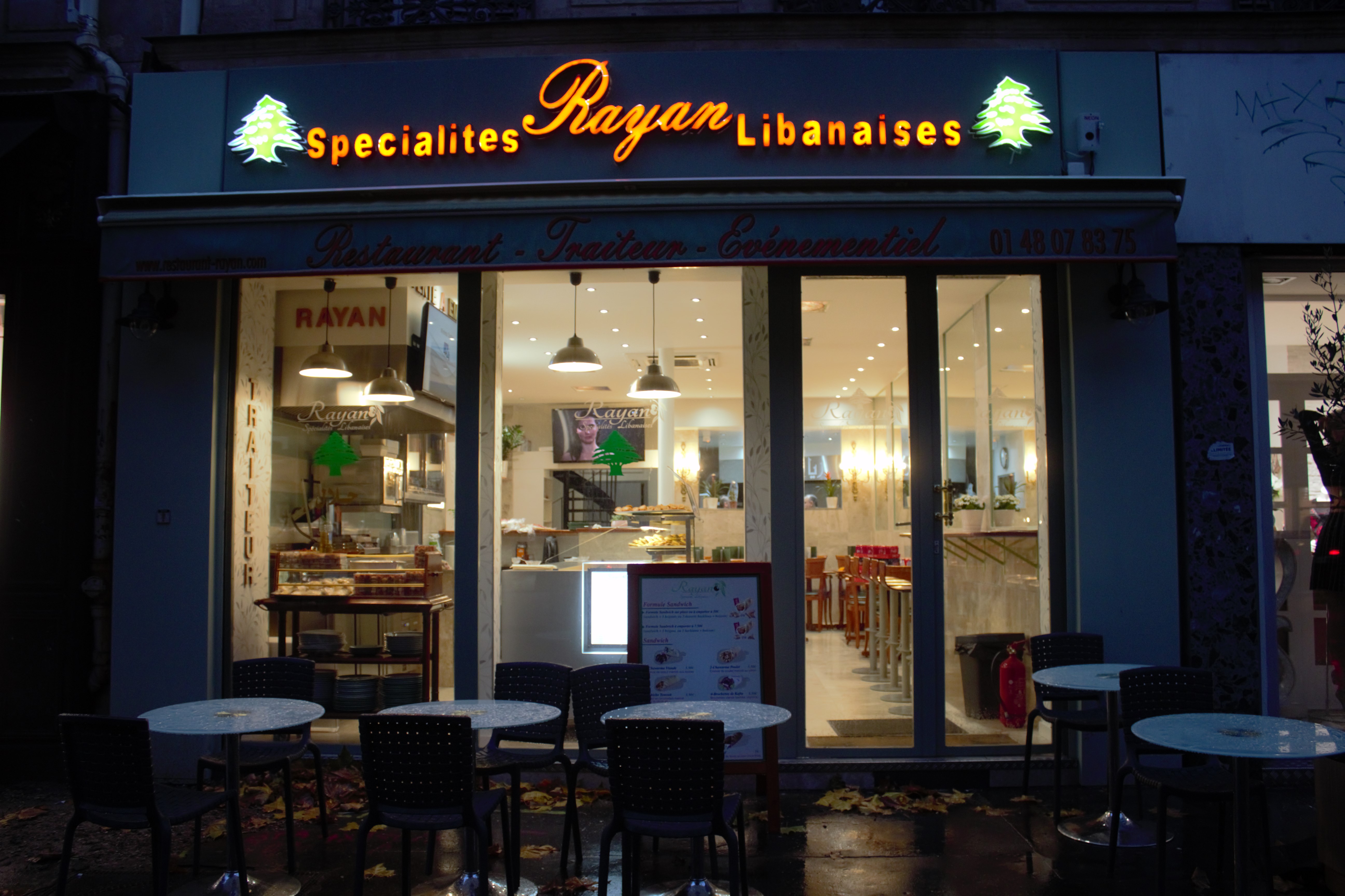 Réservation & Contact | Restaurant Rayan